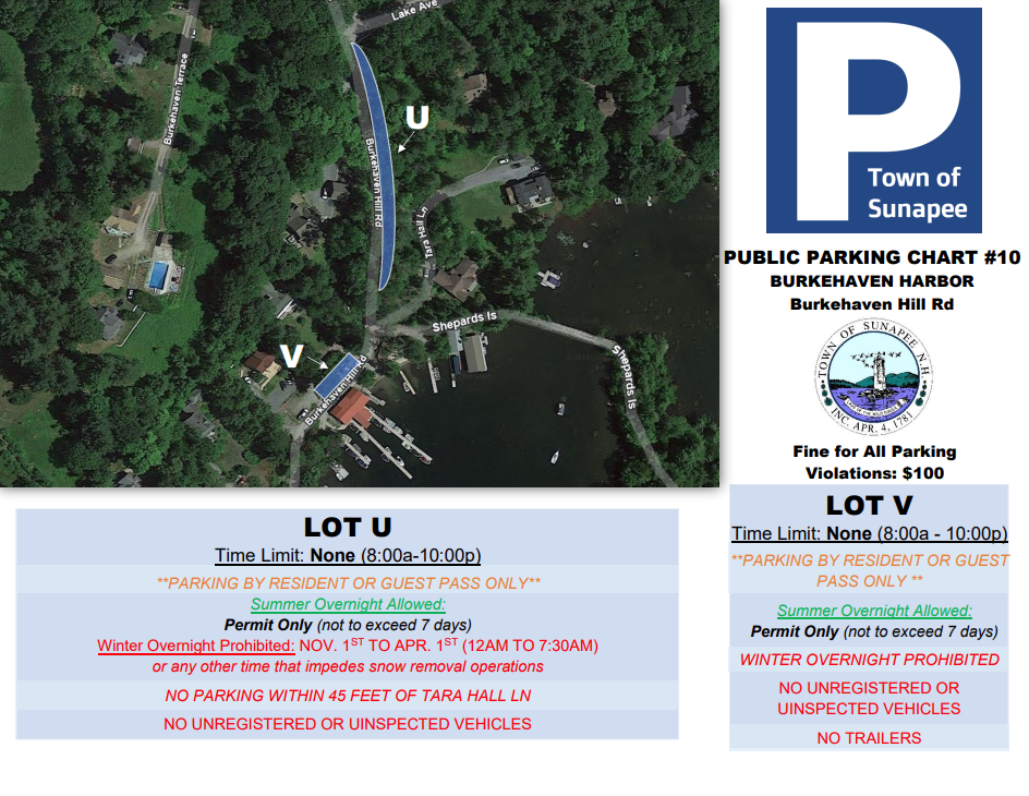 COMMUNITY UPDATE: Traffic and Parking Ordinance | Sunapee NH