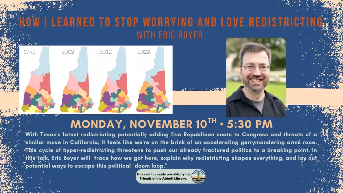 Learn about gerrymandering and redistricting with Eric Boyer at Abbott ...